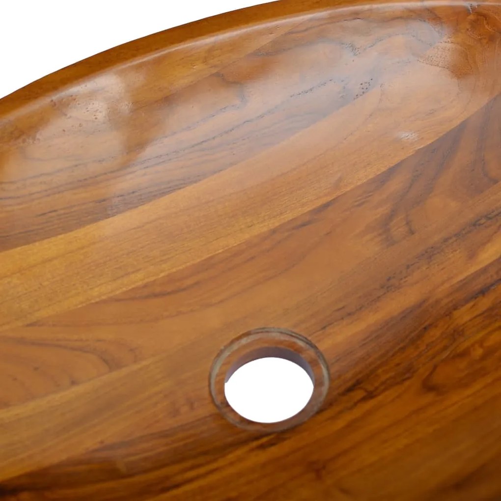 Umyvadlo Masivní Teak 60 X 40 X 10 Cm