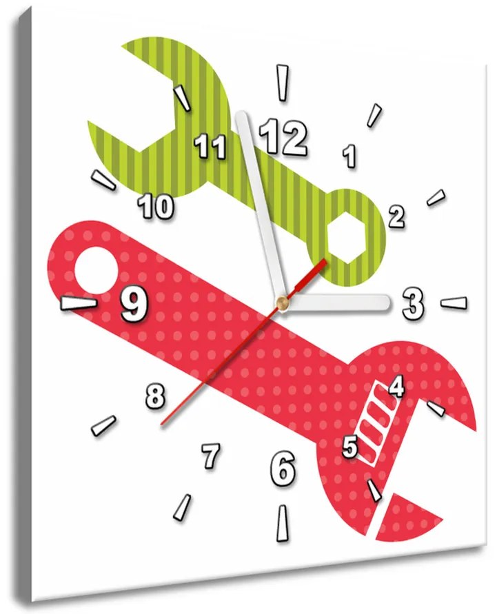 Gario Obraz s hodinami Klíče Rozměry: 30 x 30 cm