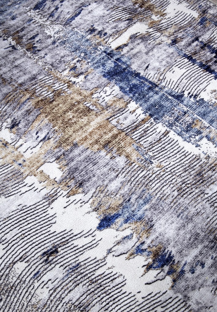 ELLE Decoration, Kusový koberec Imagination New 106035 Dark blue/Beige z kolekce Elle, 200x290, modrá, ložnice