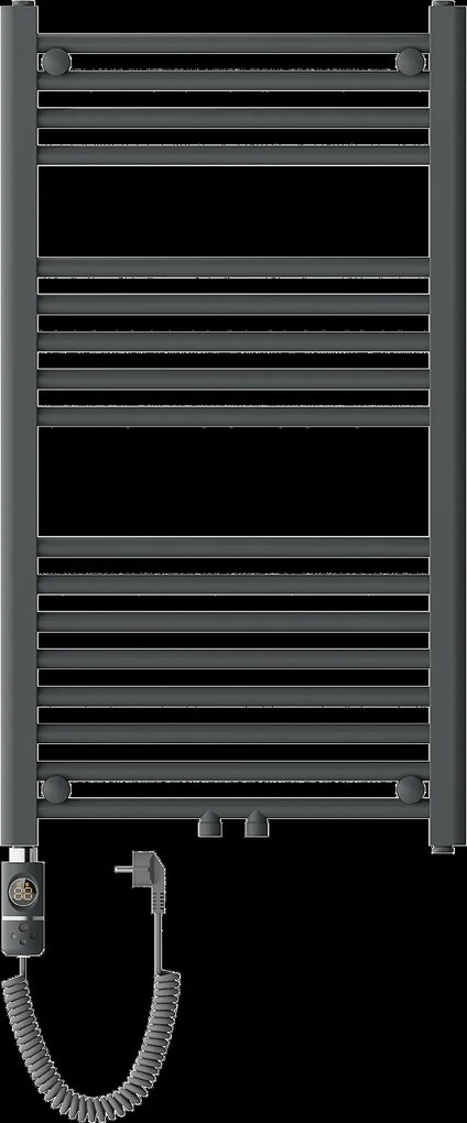 Mexen Mars, elektrické topné těleso 900 x 500 mm, 600 W, antracitová, W110-0900-500-2600-66