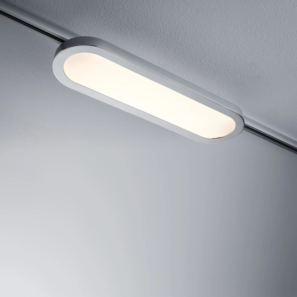 Paulmann 95319 Panel Loop, LED panel pro Urail system, 7W LED 2700K, matný chrom, délka 38cm