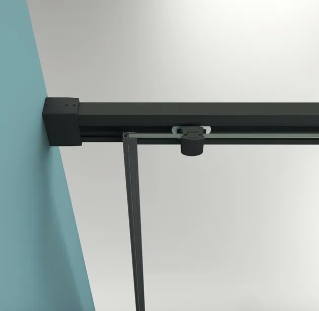 design černý sprchový kout RAVENA 12 100-150cm