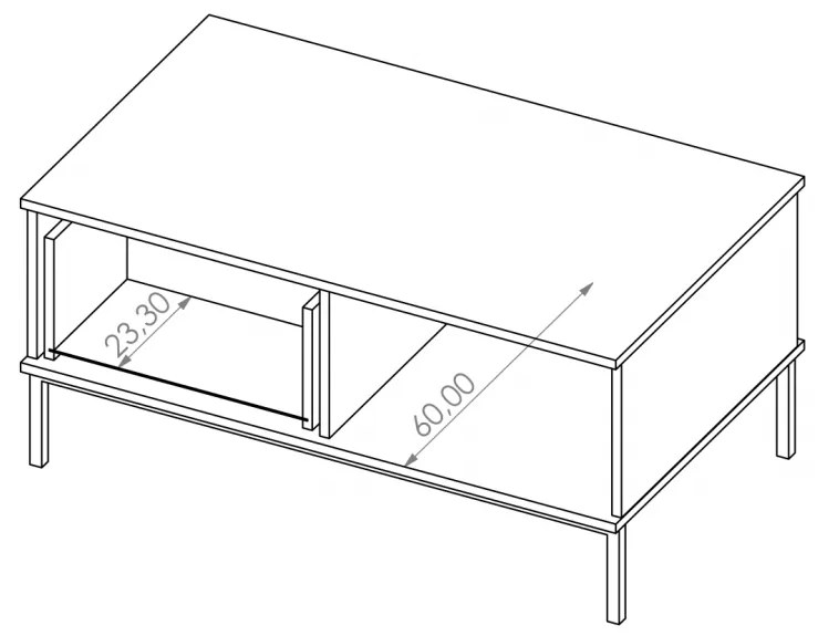 Konferenční stolek QUARTY QT-02