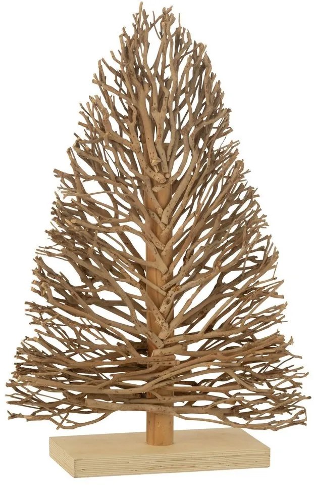 Přírodní dřevěný stromek na noze Teatree Wood - 45*15*70 cm