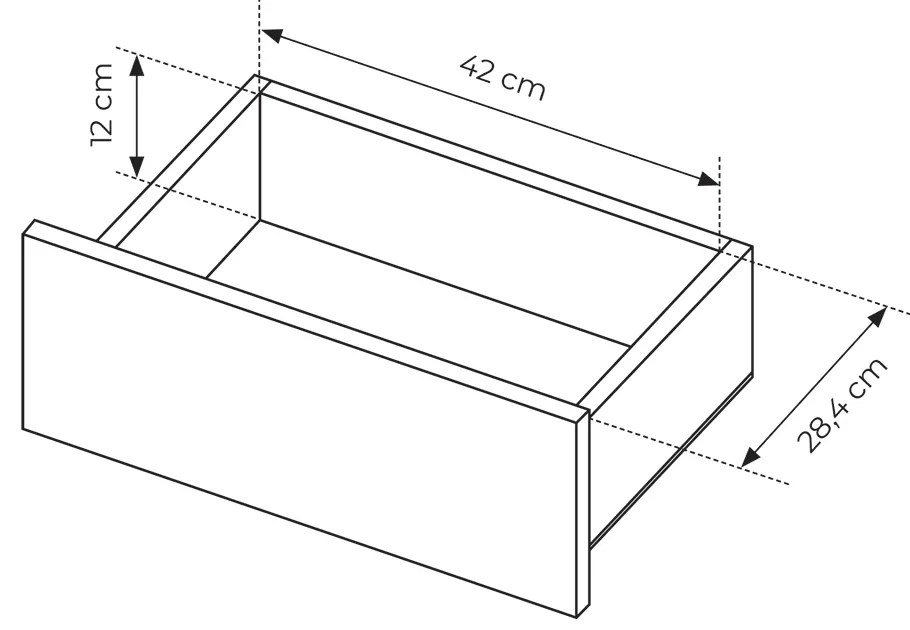 LANG c | komoda 150 2D3S + LED osvětlení | 150 cm | černá/dub evoke