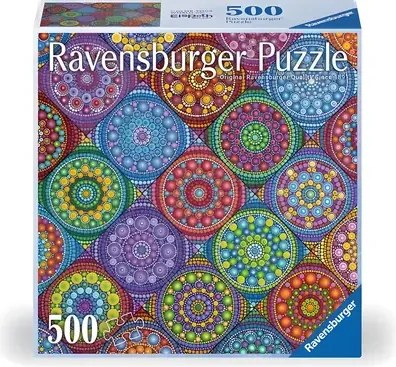 RAVENSBURGER Puzzle Nádherné mandaly / 500 dílků