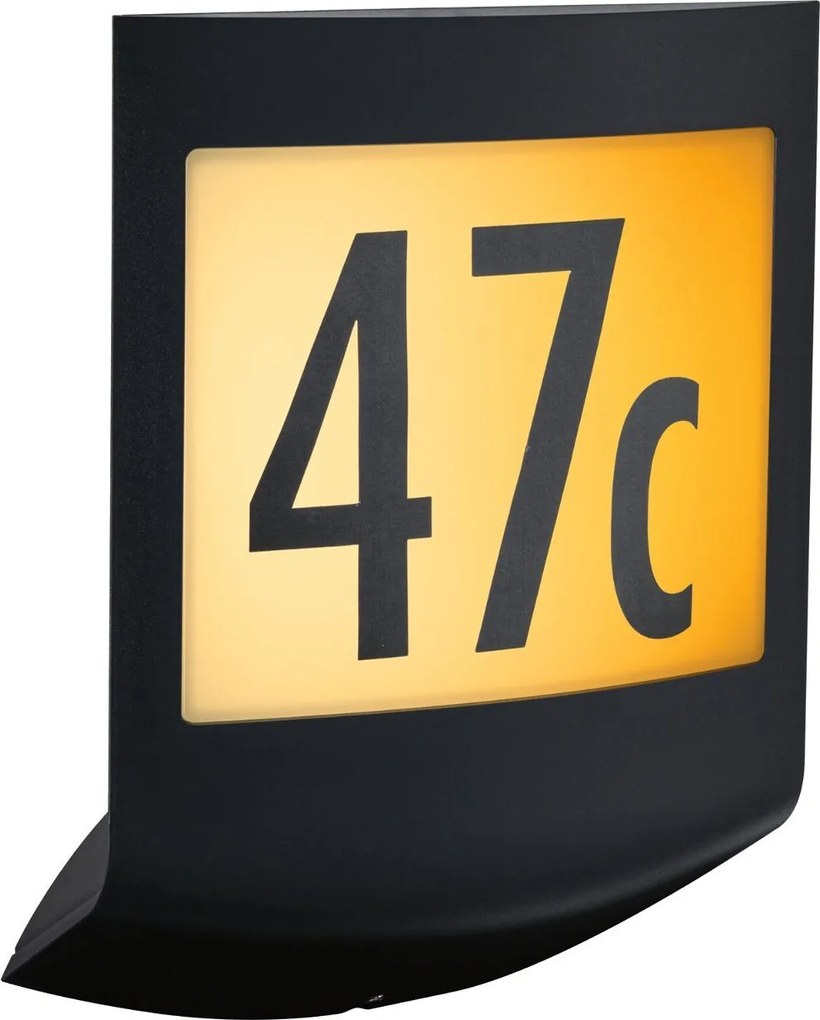 P 94509 LED venkovní nástěnné svítidlo Smart Home Zigbee Padea soumrakový senzor neláká hmyz IP44 198x71mm CCT 8,2W 230V antracit umělá hmota - PAULMANN
