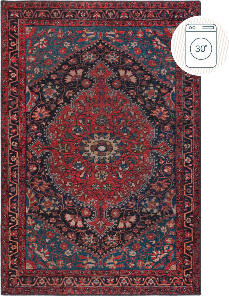XXXLutz TKANÝ KOBEREC, 152/230 cm červená Flair Rugs - Online Only koberce & rohožky - 003165039802