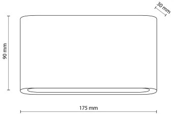 LED Venkovní nástěnné svítidlo ARWENA 2xLED/6W/230V IP54 černá