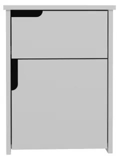 Noční stolek ASRA 60x45 cm bílá