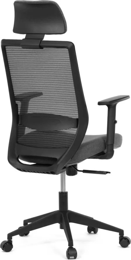 Kancelářská židle KA-V3329 BK, synchronní mechanismus, síťovina Šedá