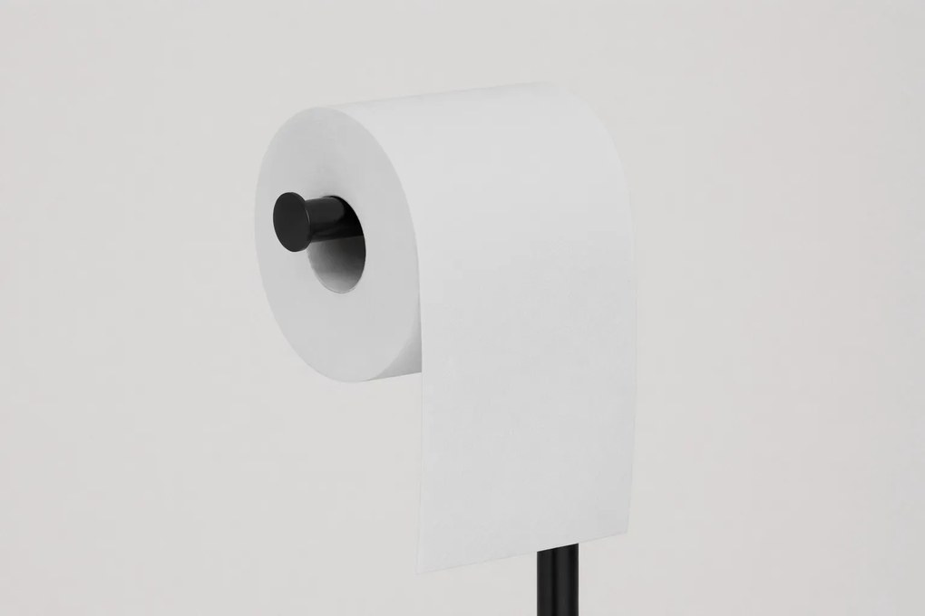 Stojan na toaletní papír PAPER STAND KS-46 černý 64 cm