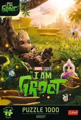 Trefl - Puzzle - Premium Plus Marvel: Já jsem Groot / 1000 dílků / 68.