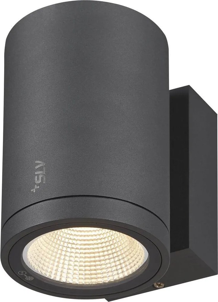 LA 1003423 ENOLA ROUND M single venkovní LED nástěnné přisazené svítidlo antracit - BIG WHITE (SLV)