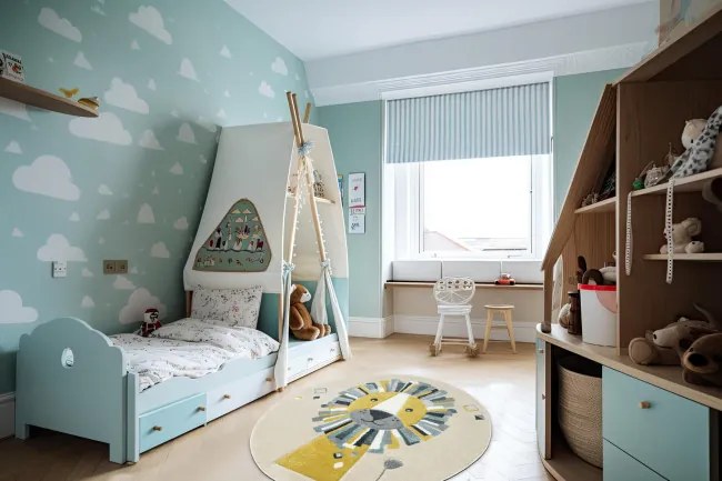 Koberec Tanami Kids B9903A krémový / žlutý