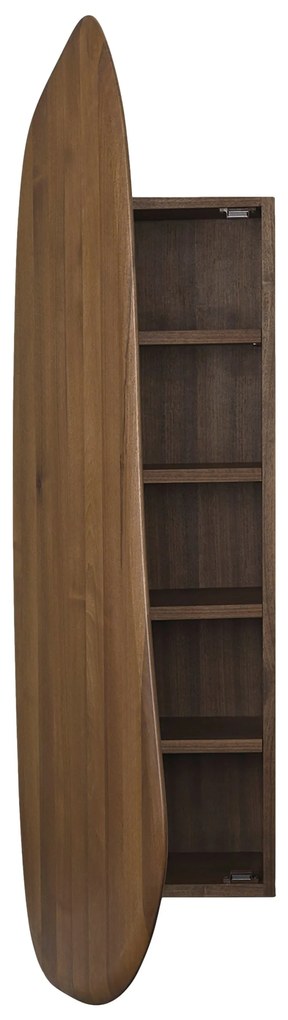 FERM LIVING Nástěnná skříňka Feve, Walnut