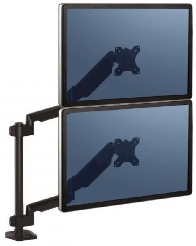 Držák monitoru Fellowes Platinum 2 ramena nad sebou, černá