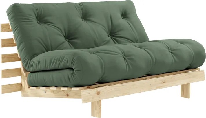 Karup Design  Rozkládací pohovka ROOTS - 140 x 200 / 756 Olive Green