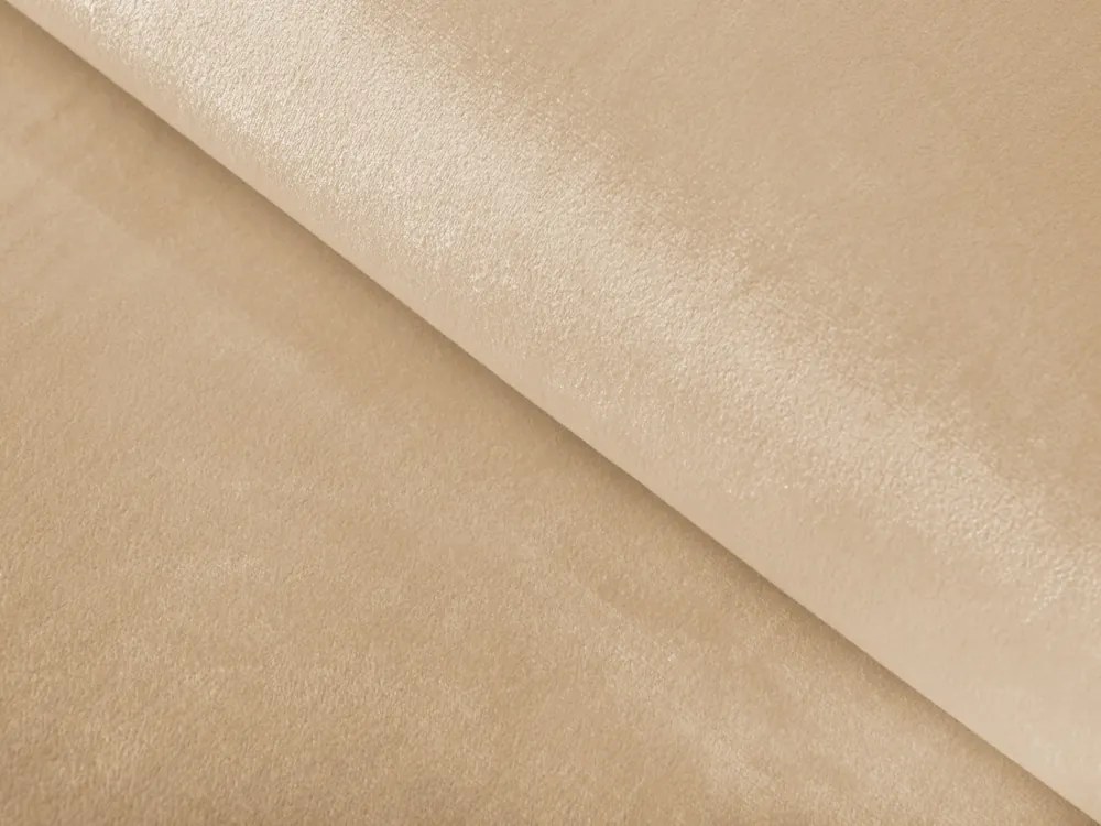 Biante Sametový čtvercový ubrus Velvet Premium SVP-006 Pískově béžový 100x100 cm