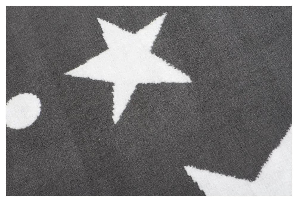 Kusový koberec PP Hvězdy šedý 2 180x250cm