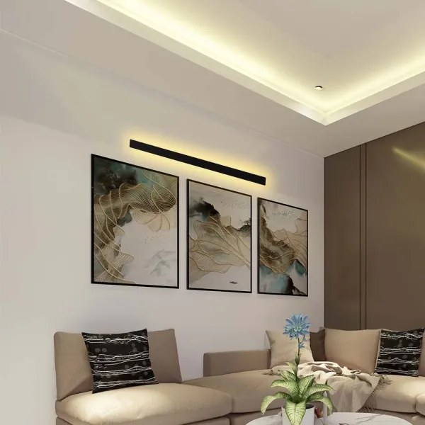 LED Venkovní nástěnné svítidlo LED/10W/230V 3000K IP65 51 cm černá