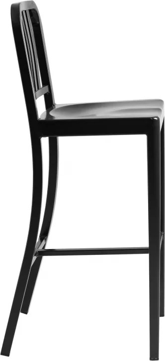Barová židle Divala 117 cm, stříbrná