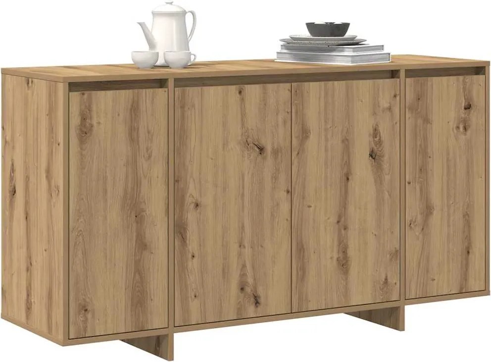 Servírovací skříň Artisanový dub 135 x 41 x 75 cm 3333894