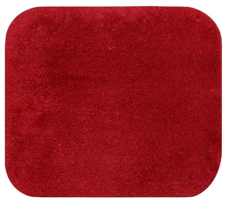 Červená koupelnová předložka Confetti Miami, 50 x 57 cm