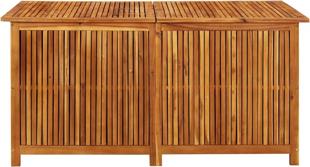 Zahradní úložný box 150 x 80 x 75 cm masivní akáciové dřevo 316501