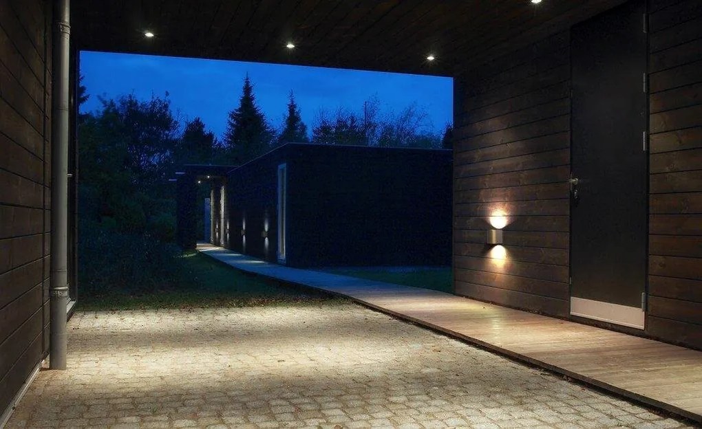 NOR 49701035 Venkovní nástěnné svítidlo Canto 2 2x6W LED mosaz čirá - NORDLUX