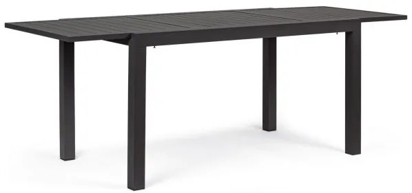 BIZZOTTO Rozkládací zahradní stůl HILDE 140x77 cm antracit