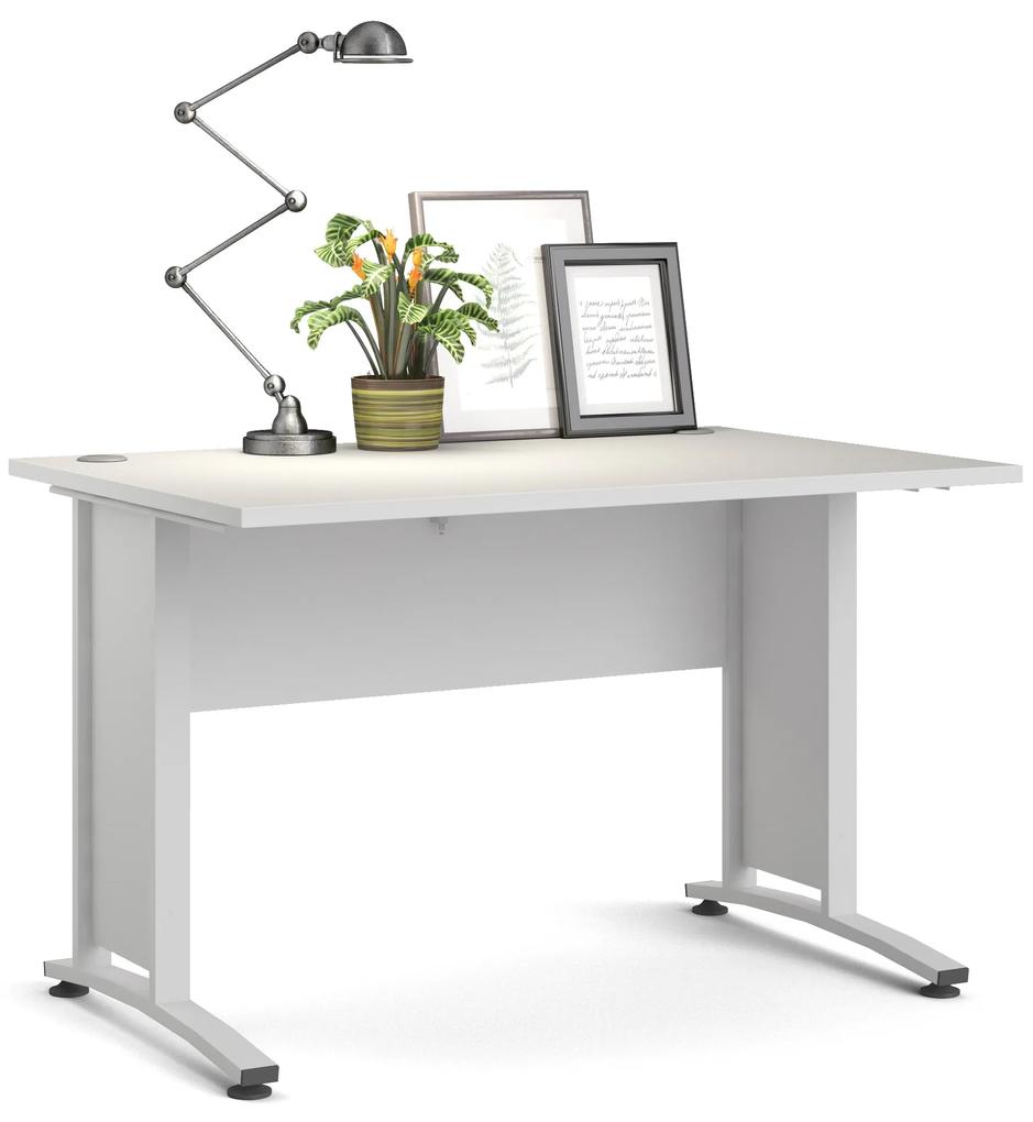 Kancelářský stůl Prima 80400/70 bílý/bílé nohy