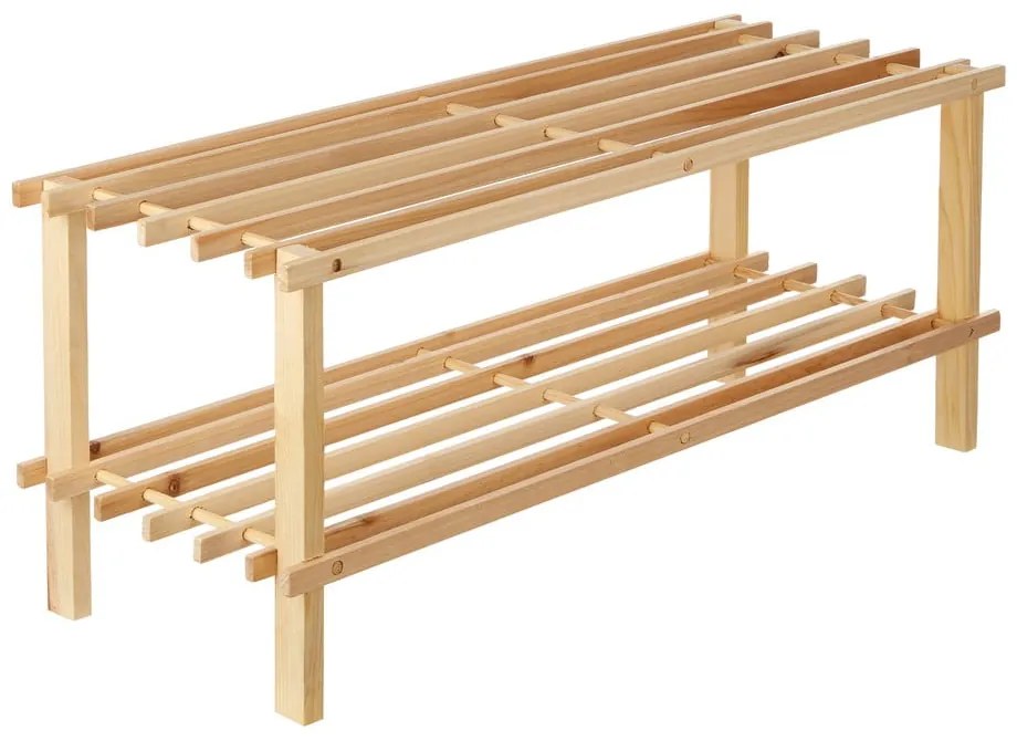 Botník z jedlového dřeva ve světle přírodní barvě 74x30x27 cm Parker – Premier Housewares