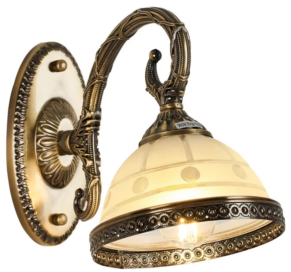 Brilagi - Nástěnná lampa CLASSIC 1xE27/60W/230V mosaz