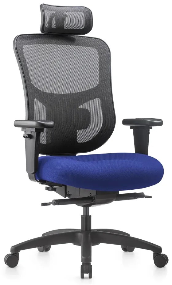 Office Pro Kancelářská ergonomická židle NATUS Q24 – síťovaná, nosnost 180 kg, záruka 3 roky černá