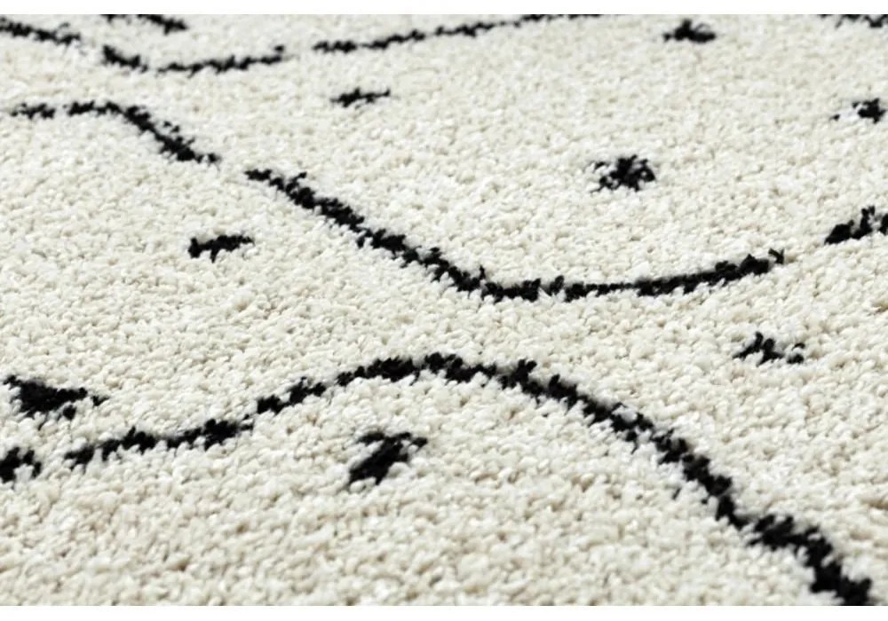 Kusový koberec Shaggy Tetuan krémový 120x170cm