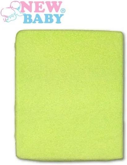 NEW BABY | New Baby Klasik | Nepromokavé prostěradlo New Baby 120x60 zelené | Zelená |