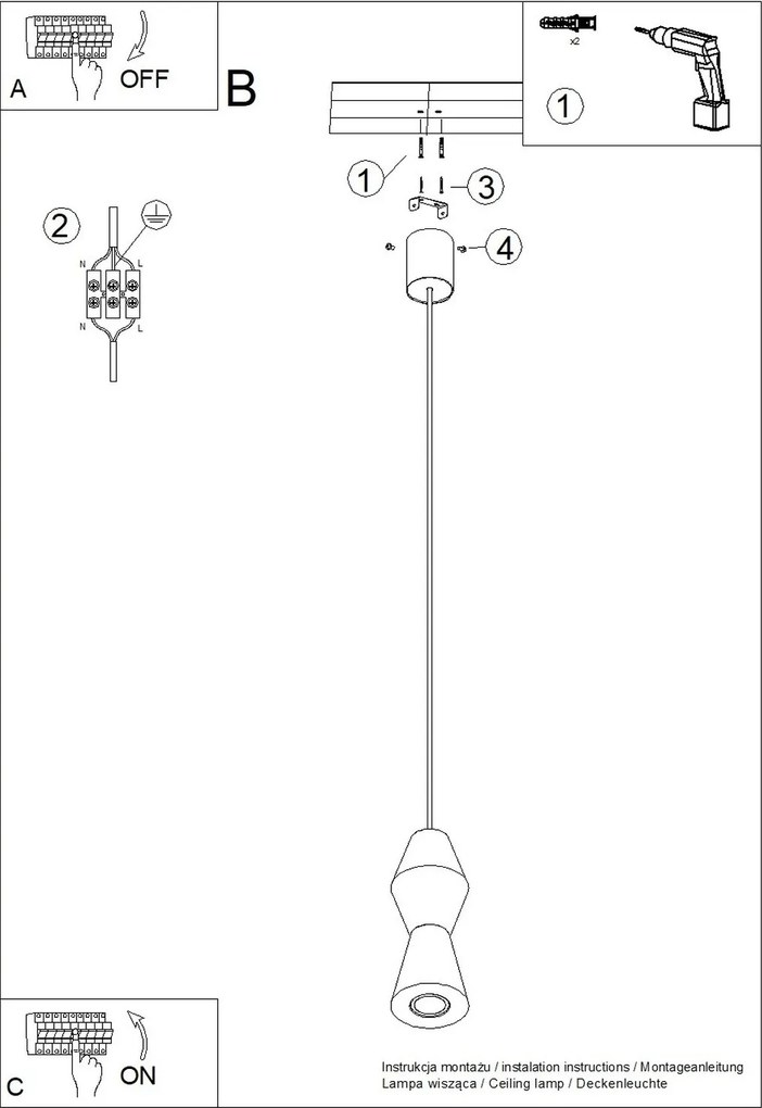 Sollux Lighting Závěsné svítidlo KUBBE malé R