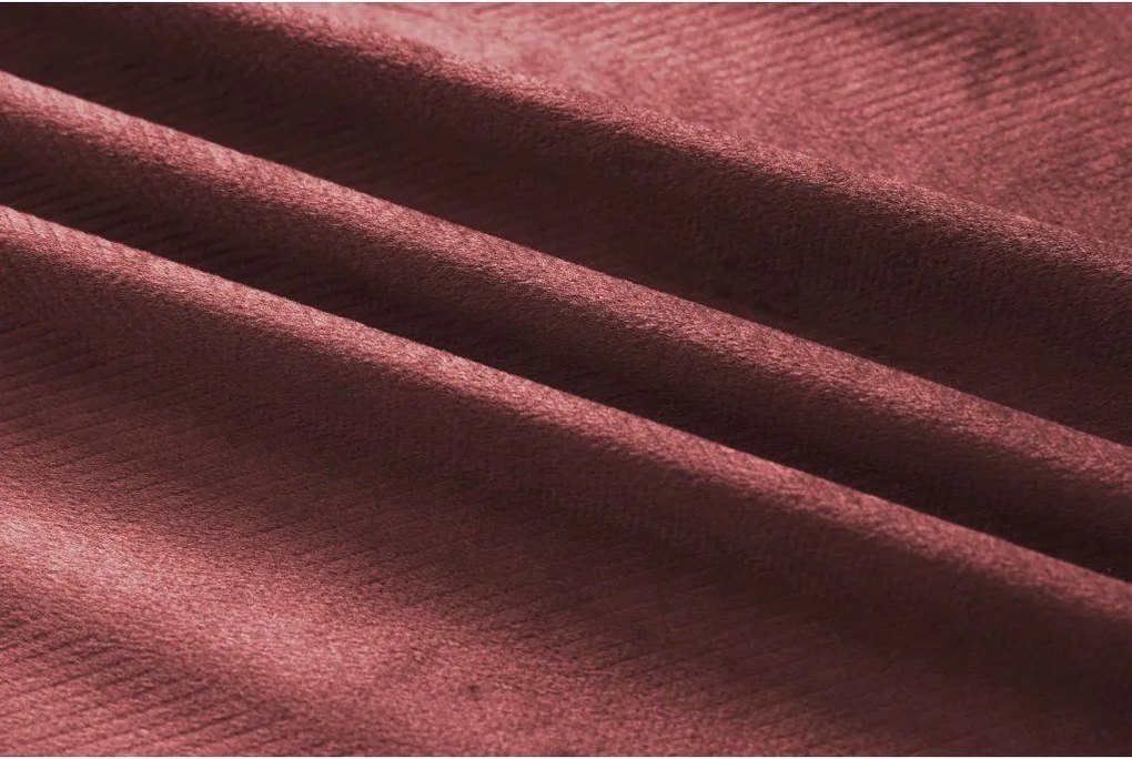 Zatemňovací závěs ELVIO VELVET 140x250 cm, starorůžový Zavěšení: Řasící páska