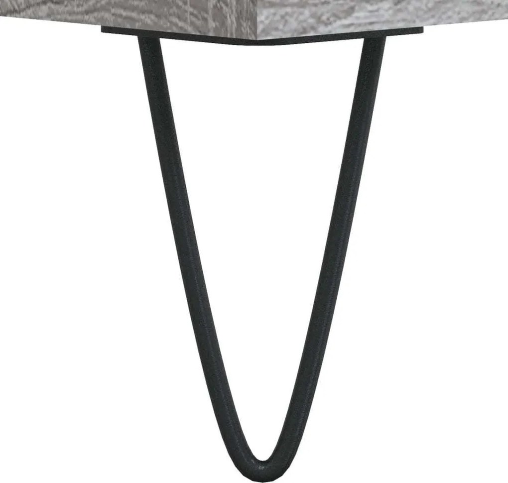 vidaXL Noční stolek 40x35x50 cm kompozitní dřevo [830728] Barva: šedá sonoma
