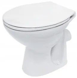 Cersanit President II, antibakteriální toaletní sedátko z polypropylenu, bílá, K98-0028
