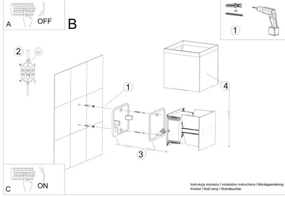 Sollux SL.0545 - LED Venkovní nástěnné svítidlo LUCA LED/6W/230V IP54