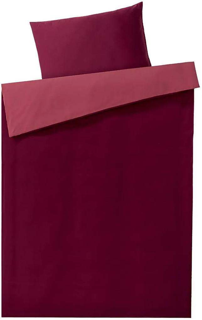MERADISO® Saténové ložní prádlo, 140 x 200 cm (bordó), Barva: bordó - 4056232288477