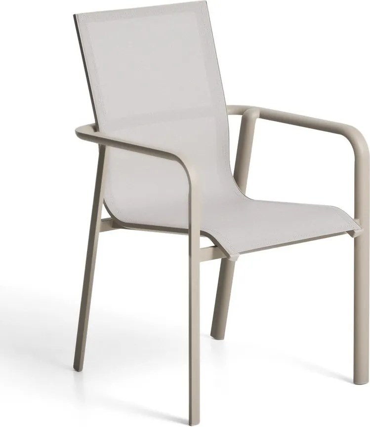 Béžová/taupe zahradní židle Canea – Kave Home