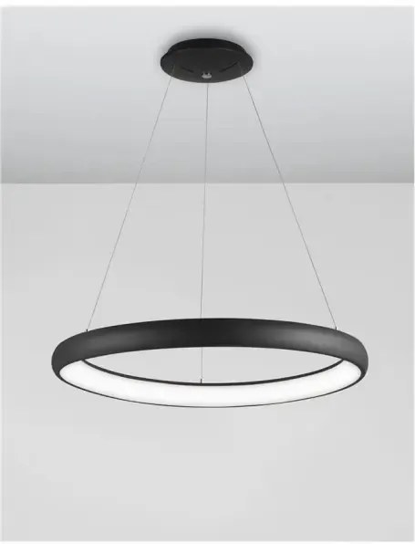 LED lustr Albi 60 černé