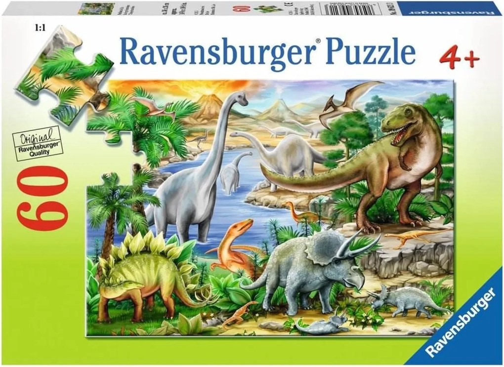 Ravensburger puzzle prehistorický život 60 dílků