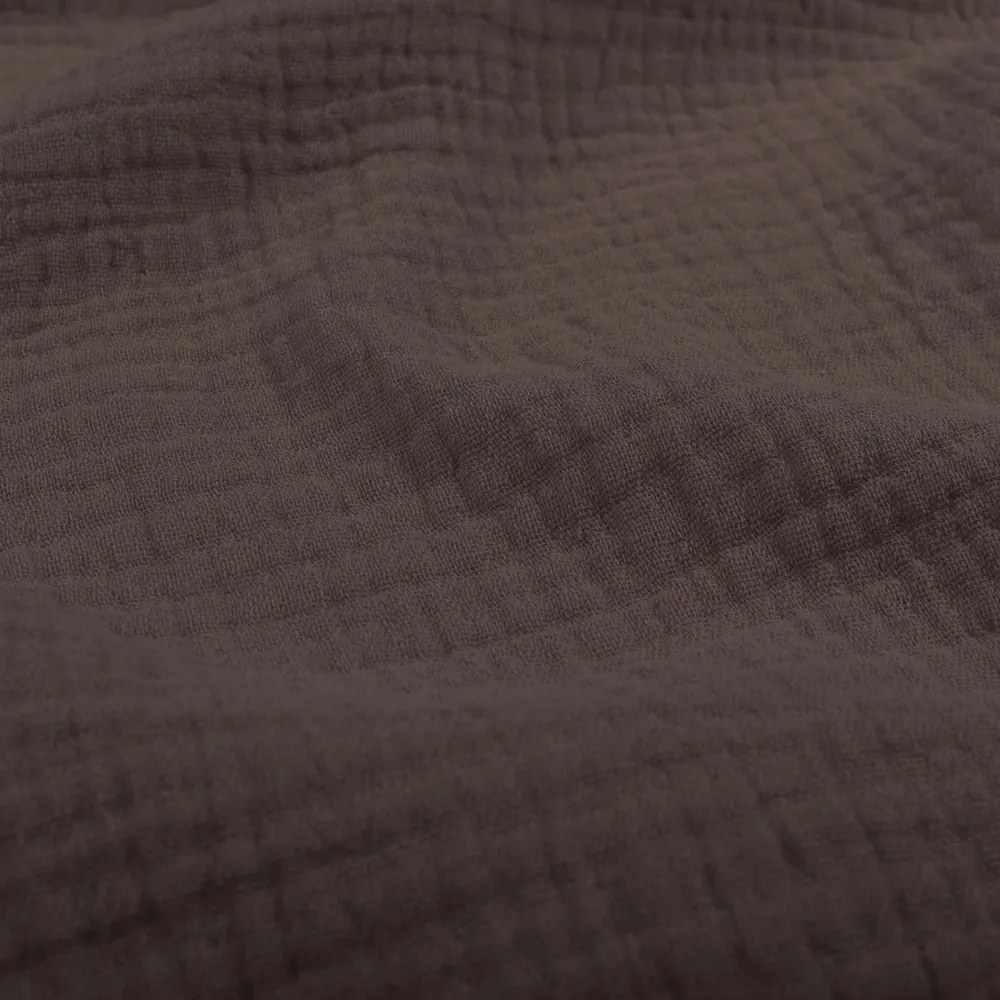 Biante Mušelínová plena/dečka Nature MSN-069 Kakaově hnědá 100x100 cm