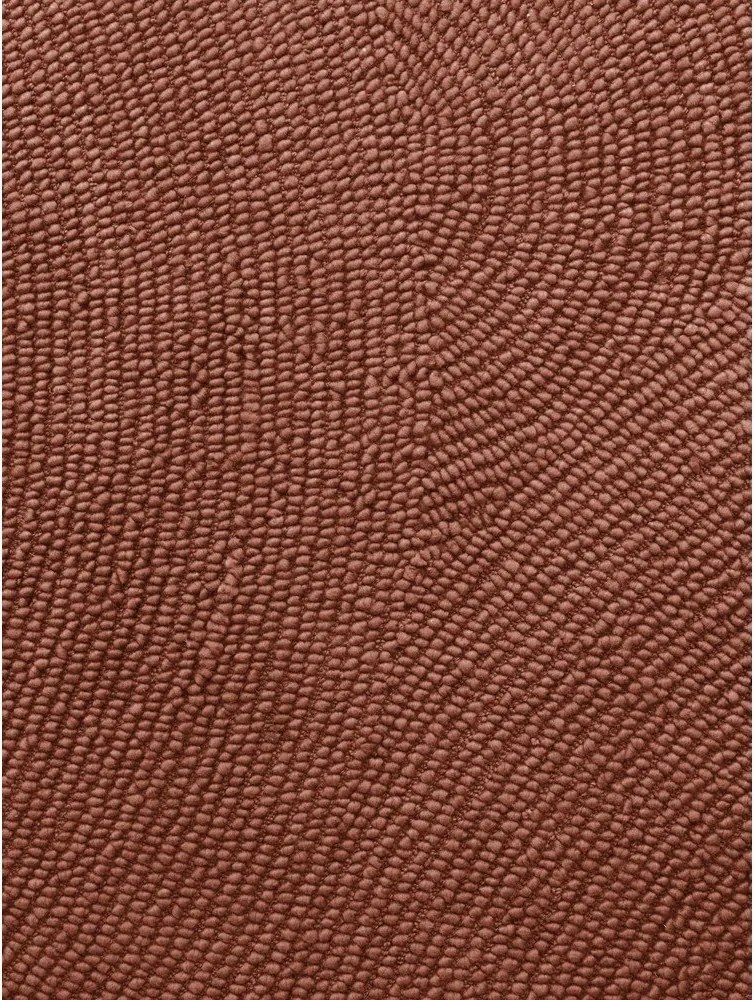 Ručně tkaný vlněný koberec v cihlové barvě 120x180 cm Calmio – Hanse Home