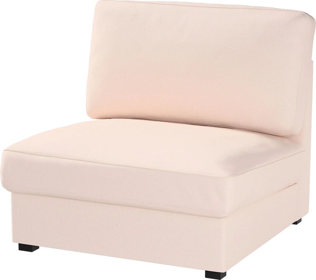 Potah na neskládací křeslo IKEA Kivik barva růžová látka pletený vzor