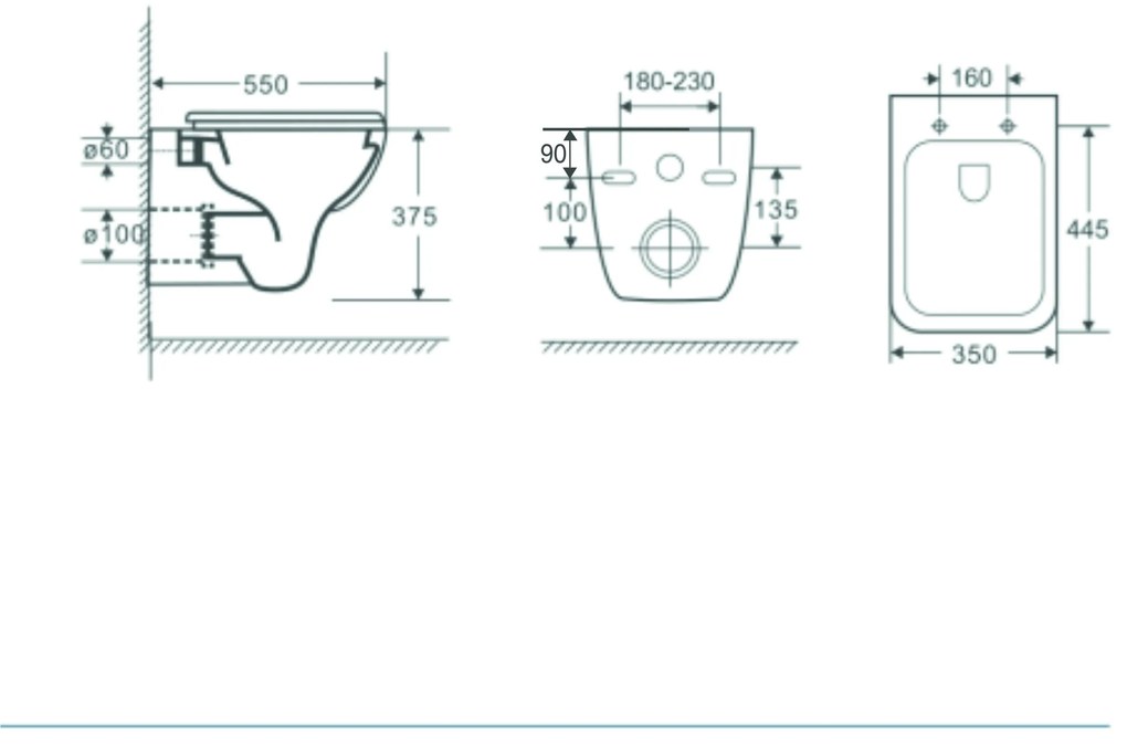 Olsen Spa Závěsné WC ADATTO RIMLESS se SLIM sedátkem Soft-close  - OLKLT2005E